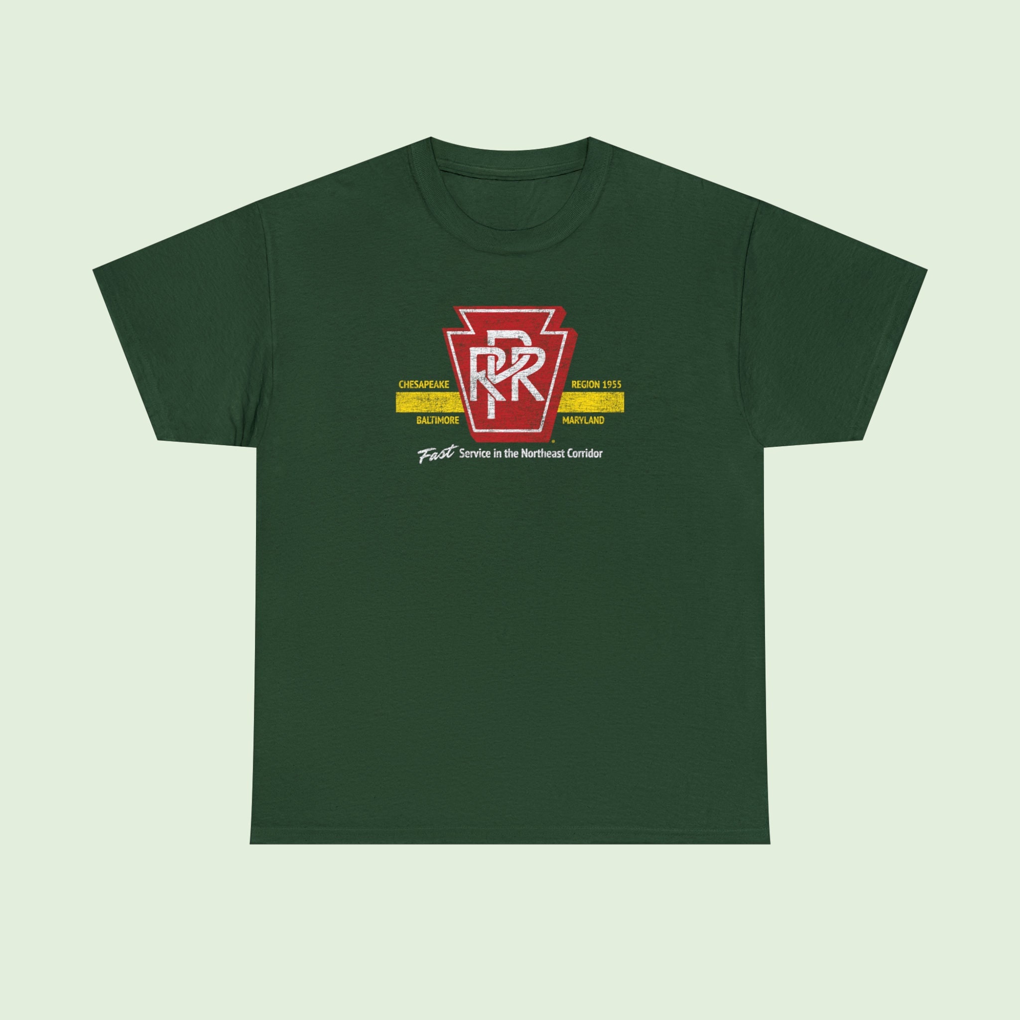 Pennsylvania Railroad T-shirt Vintage Pennsy GG1 PRR Train Shirt ...