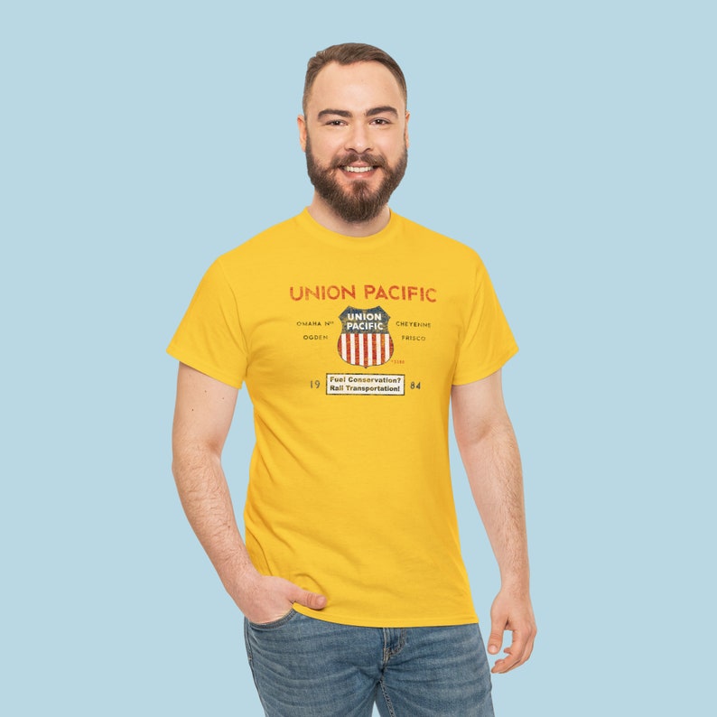 Union Pacific Railroad T-shirt | UP Train Lover Gift, Vintage Retro ...