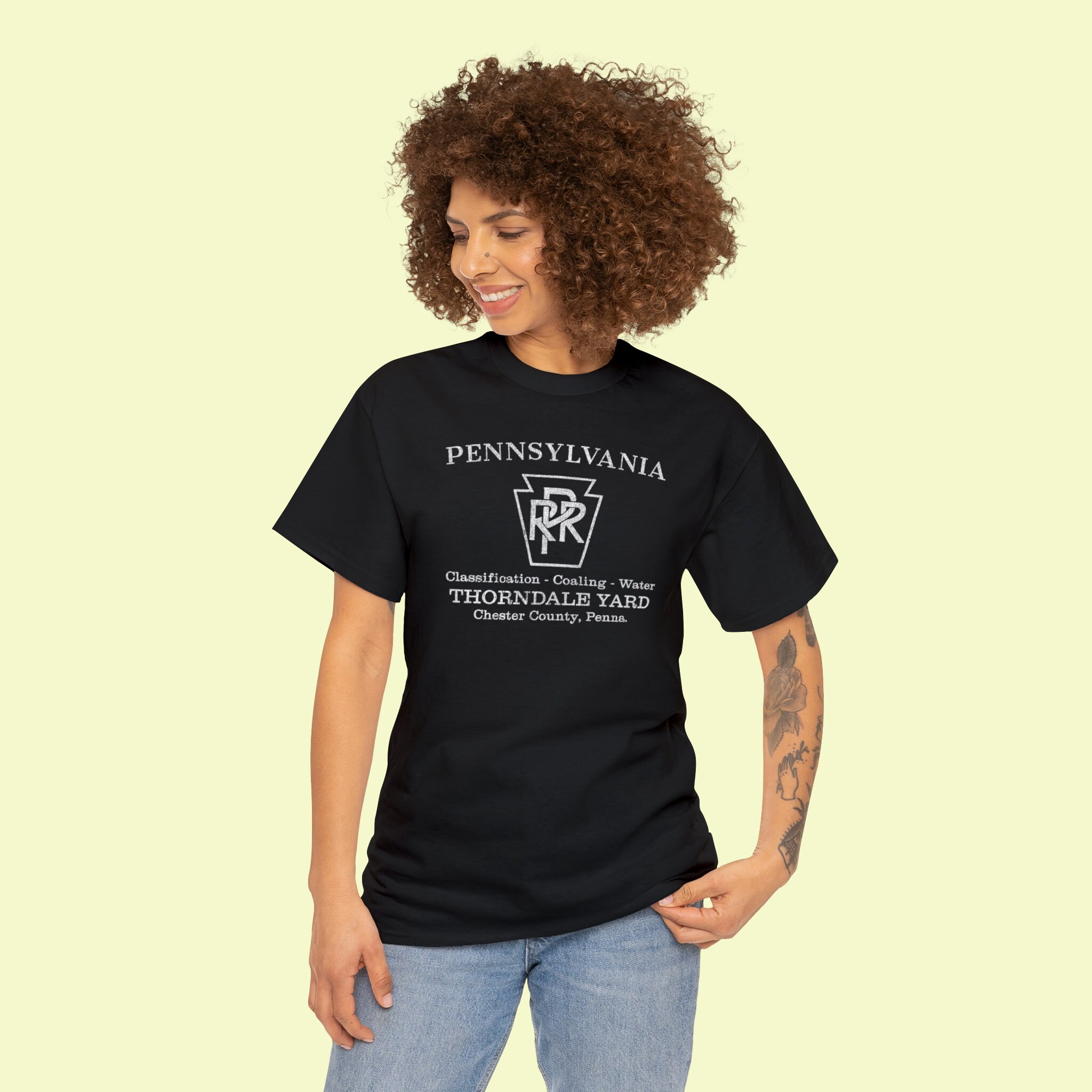 Pennsylvania Railroad T-shirt | Vintage PRR Hopper Train Shirt & Railroad Enthusiast Gift ...