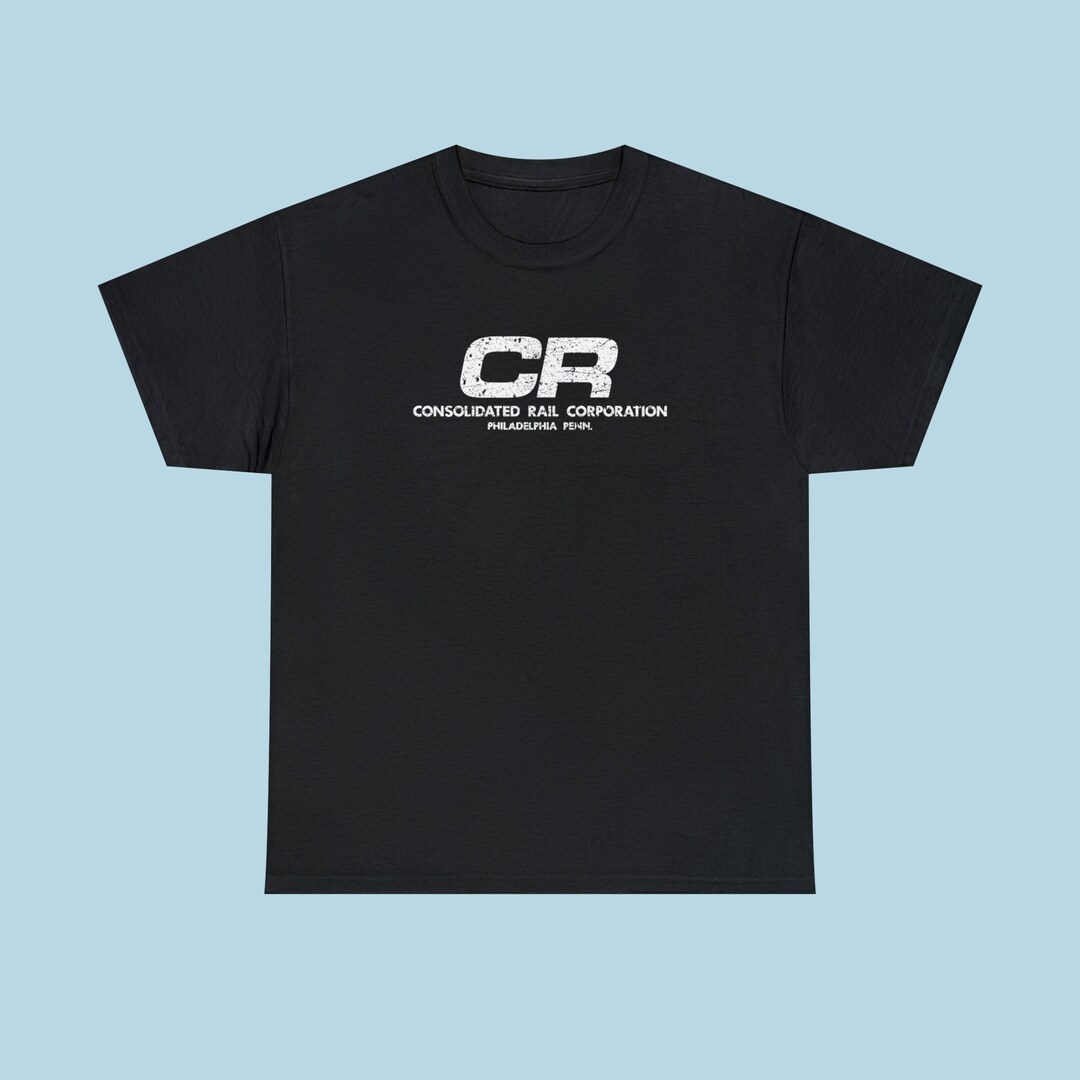 Conrail T-shirt | Consolidated Rail Corporation "italic Cr" Vintage ...