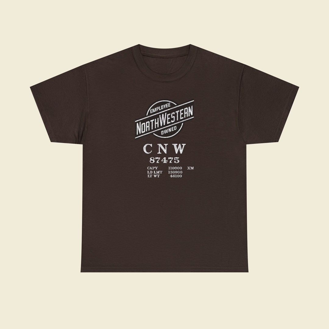Chicago & North Western Railway T-shirt | CNW Boxcar Railroad ...