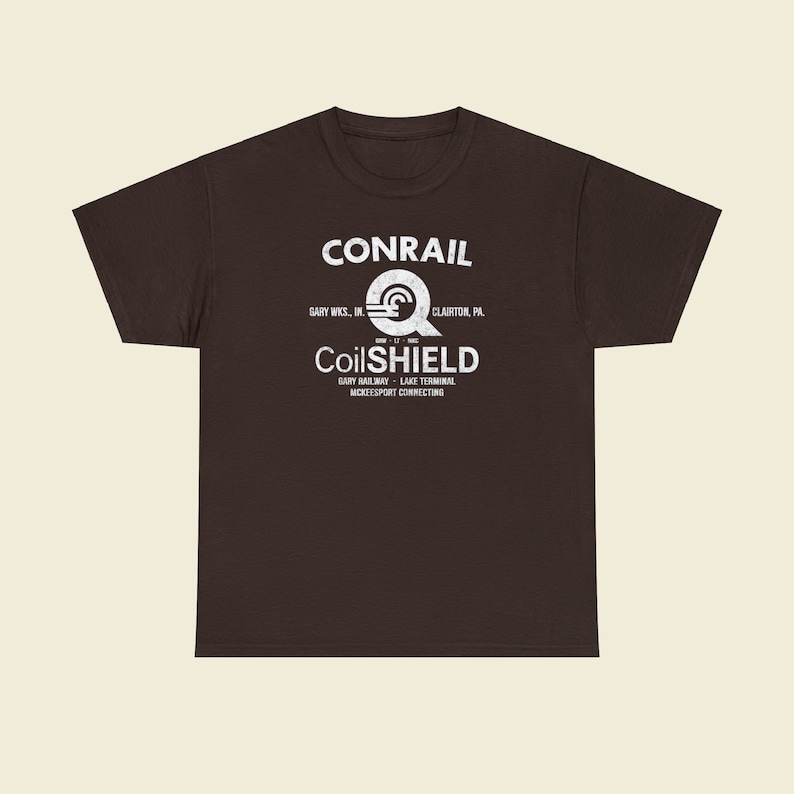 Conrail T-shirt | CR Coilshield Retro Logo Train Lover Gift | Vintage ...