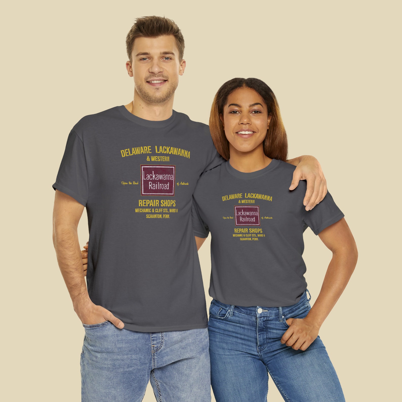 Delaware Lackawanna & Western Railroad T-shirt | DLW Train Shirt for ...