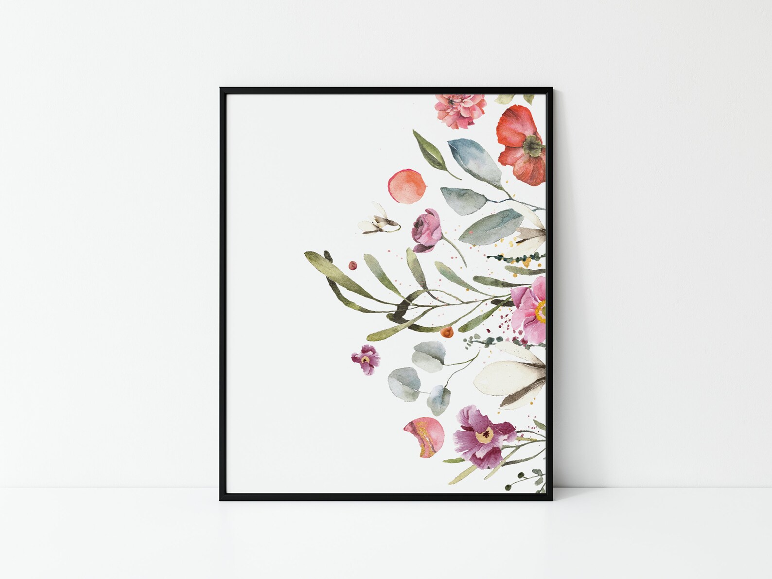 Flower Printable Wall Art Floral Wall Art Floral Poster - Etsy