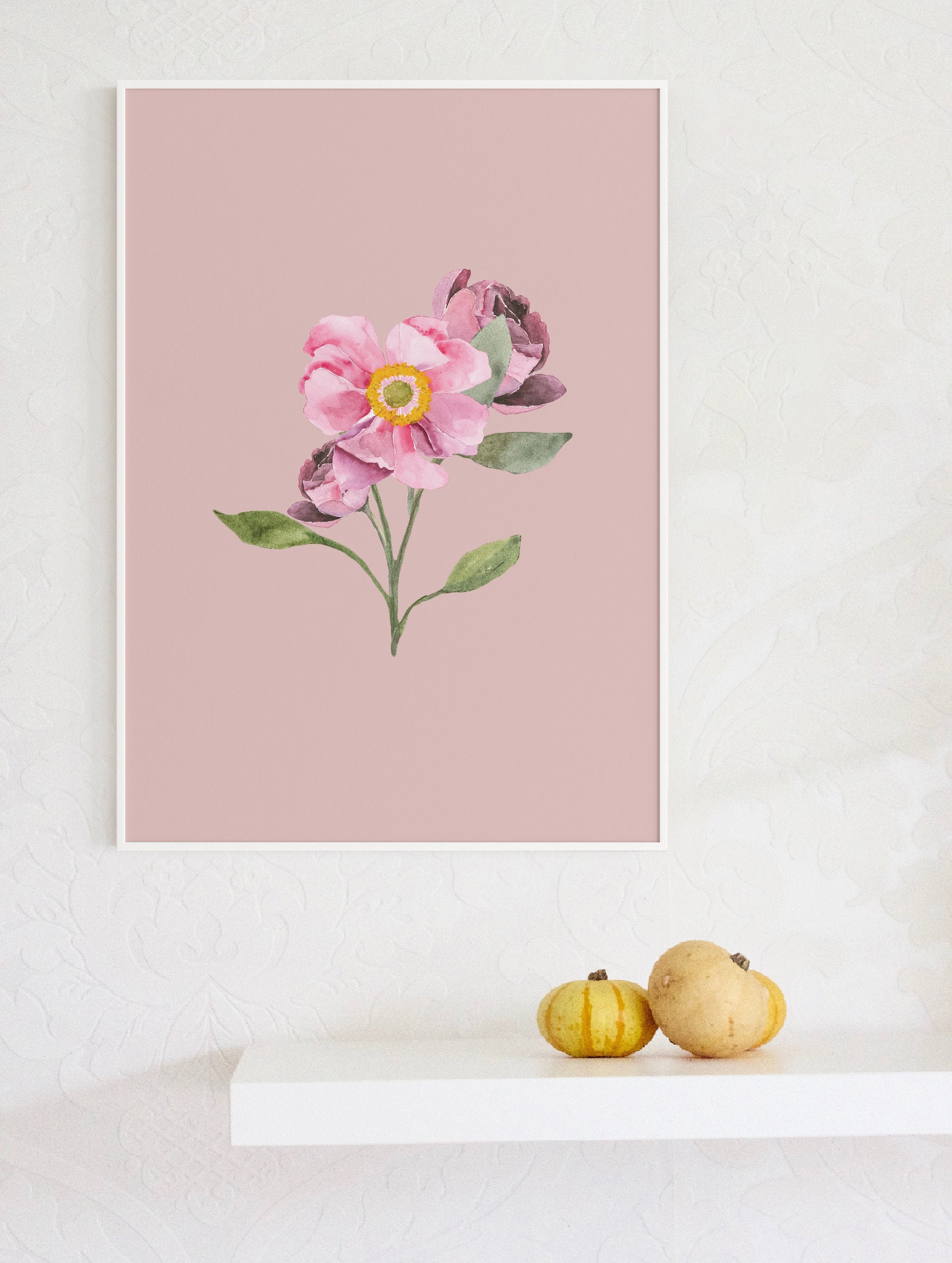 Printable Wall Art Flower Art Print Flower Wall Art | Etsy