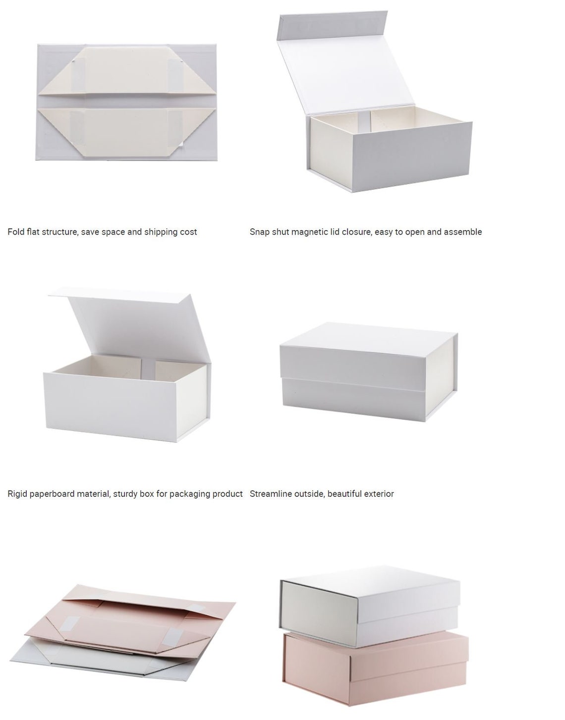 Magnetic Gift Box Collapsible Magnetic Front Flap Closure - Etsy