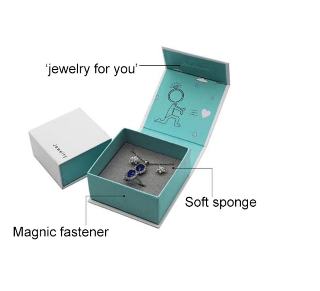 Magnetic Jewelry Gift Box| Jewellery Packaging Box With Insert| Earring ...