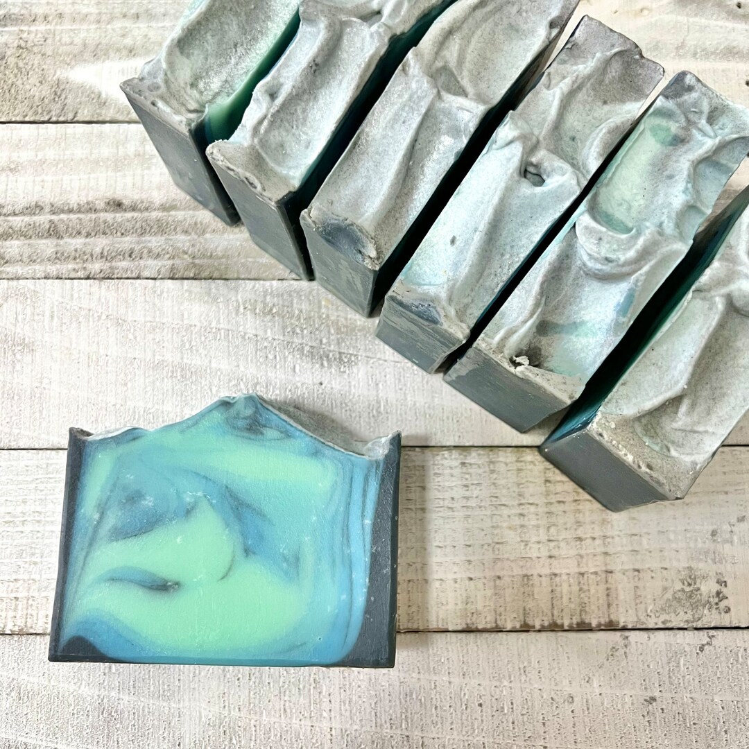 Midnight Ocean Cold Process Soap With Activated Charcoal - Etsy