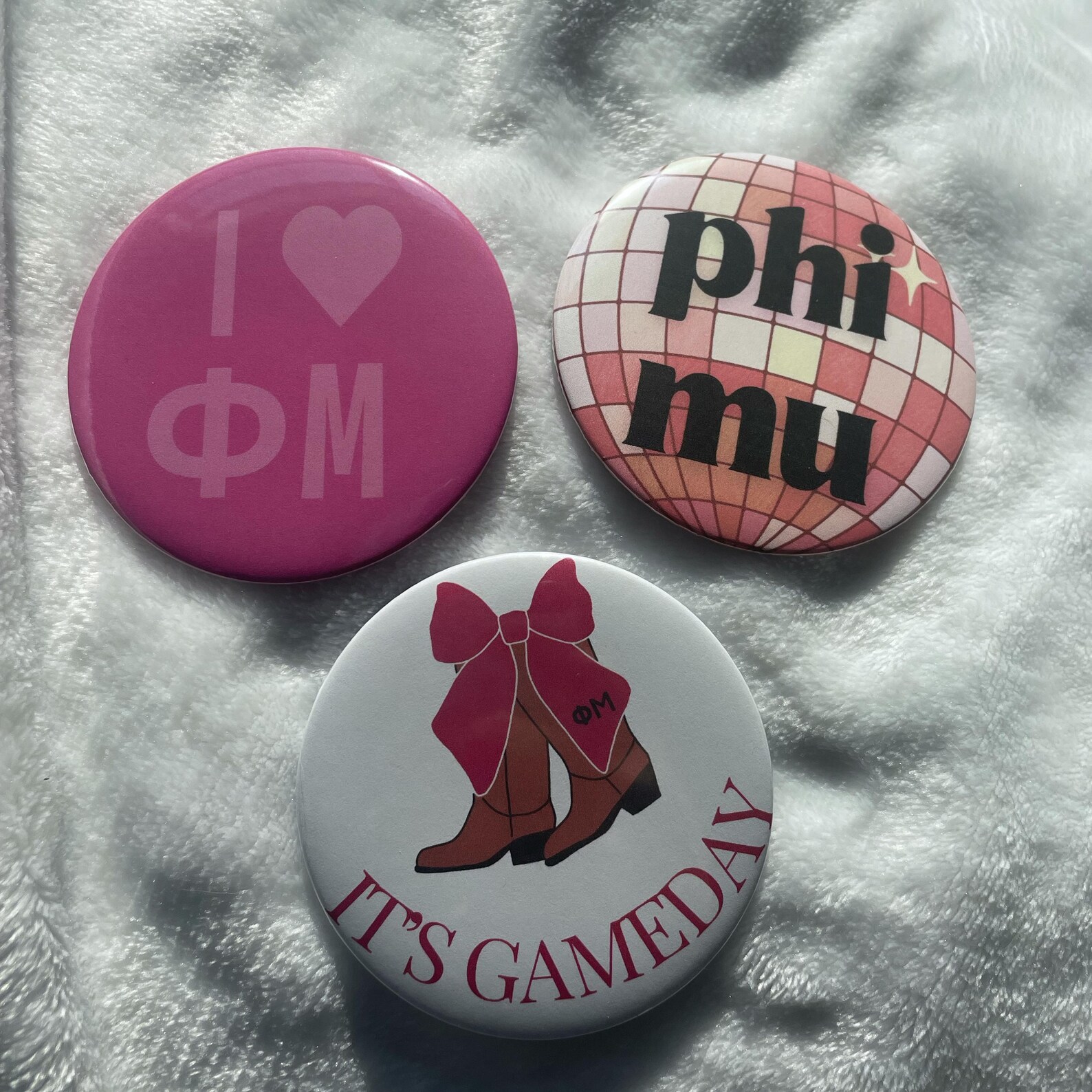 University of Kentucky College Sorority Buttons Tailgate Pins 3 Inch ...