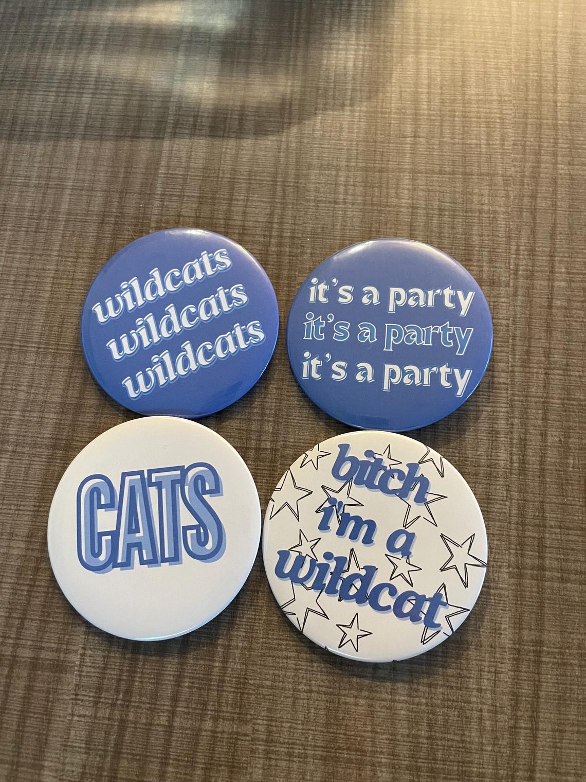 University of Kentucky College Gameday Buttons Tailgate Pins 3 Inch ...