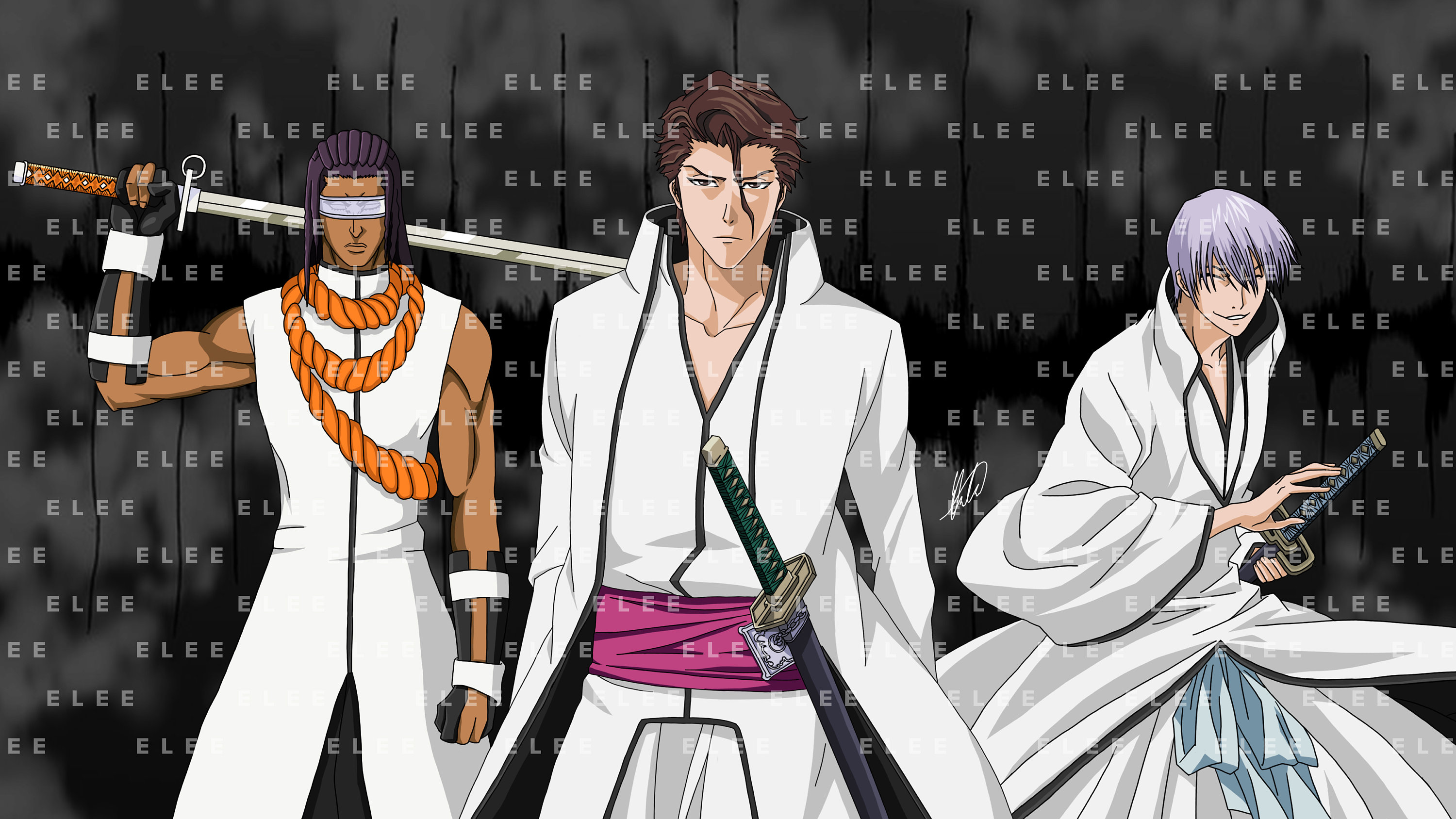 IN STOCK BLEACH Tosen Kaname Robes for the second team leader Cosplay Costume Halloween Outfit ...