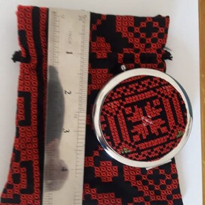 Package of Embroidery Mirror With Red Bags for a Wedding or Special ...