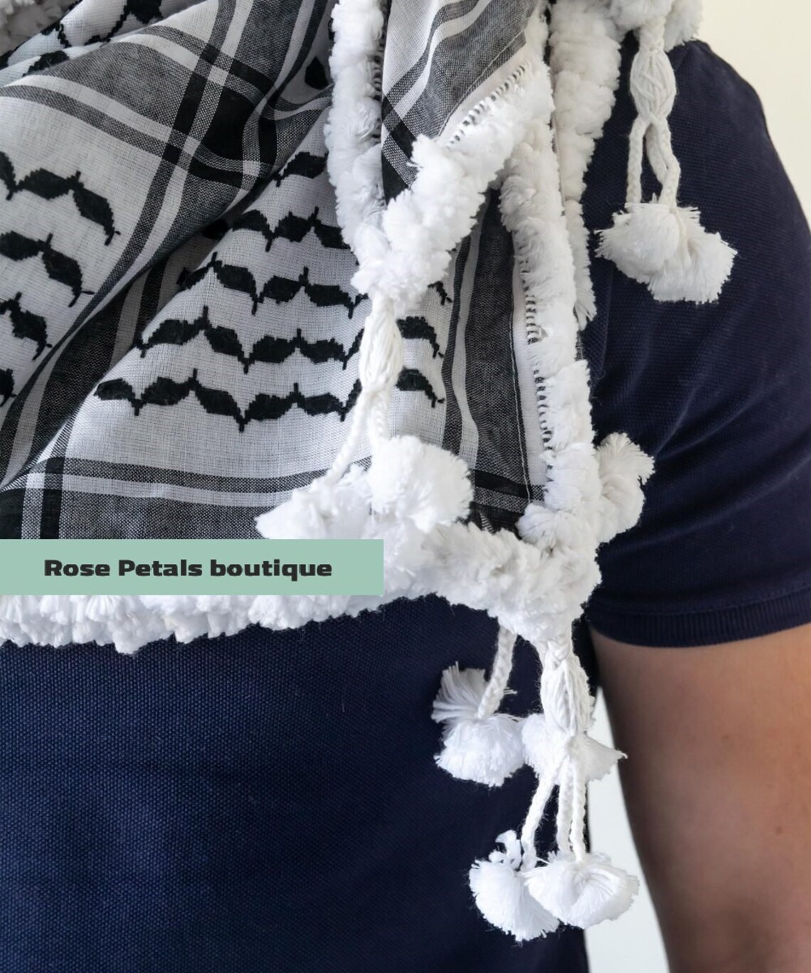 Royal Design Handmade Palestine Shemagh /arabic Scarf /head - Etsy