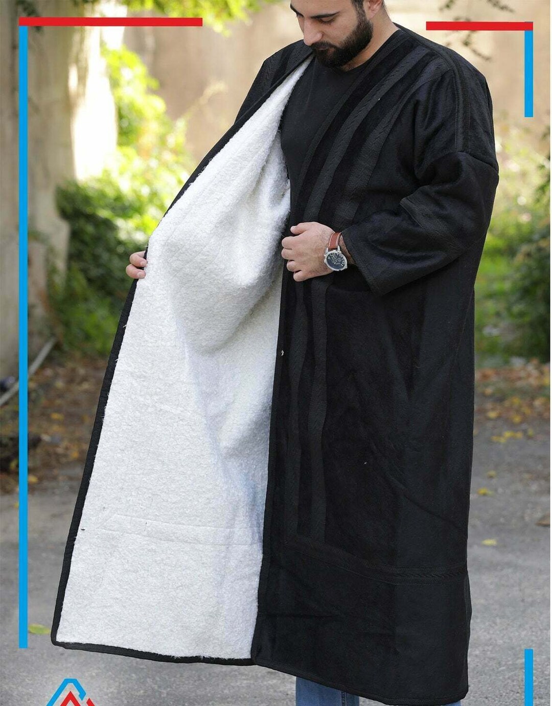 Farwa / Bisht Coat Fur Warm Winter Coat ( BRAND NEW ) Unisex / M, L,xl ...