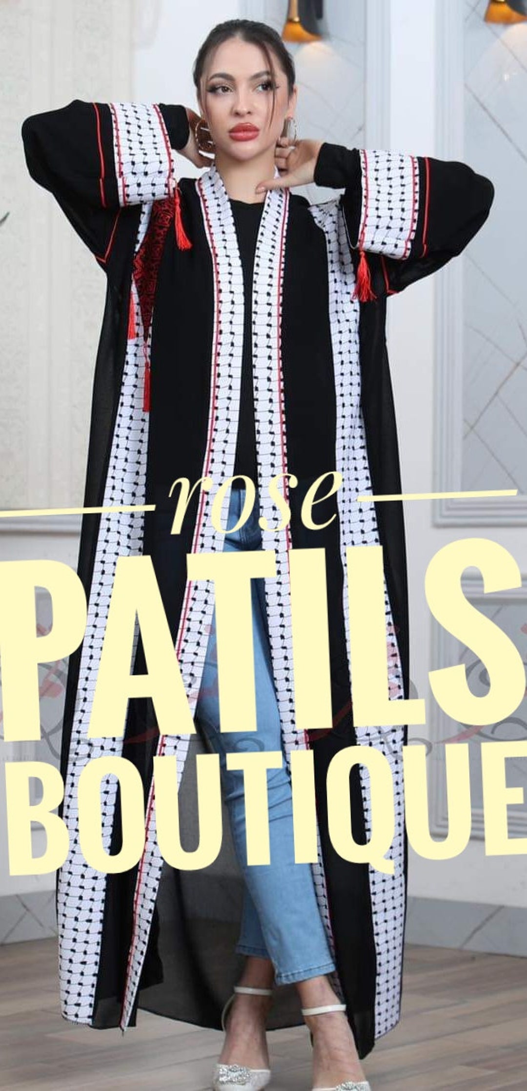 Alquds Embroidered NEW Palestinian Traditional Arabic Dress Exclusive ...