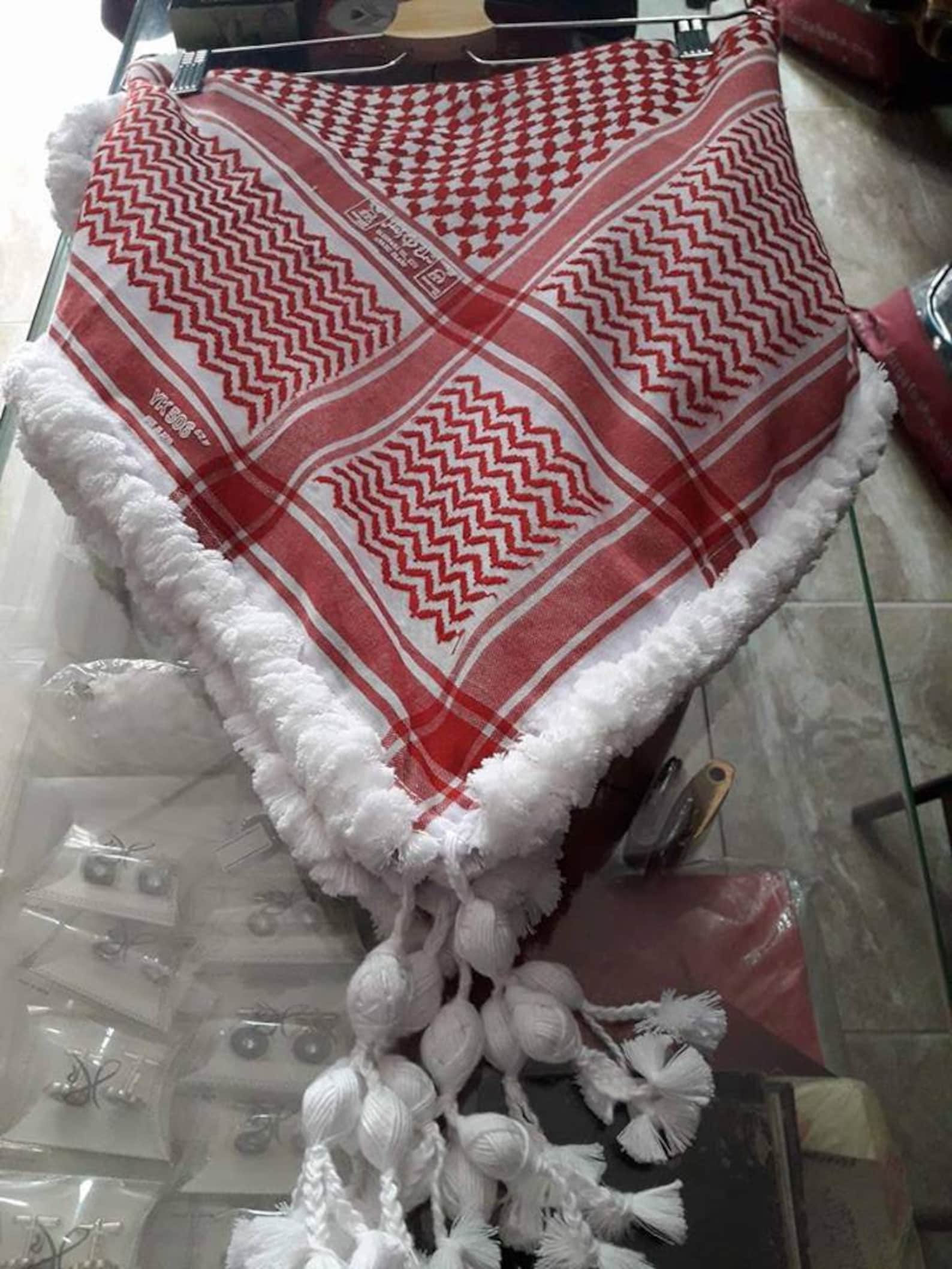 Handmade Jordan Shemagh /arabic Scarf /head Dress/ Ghutra - Etsy