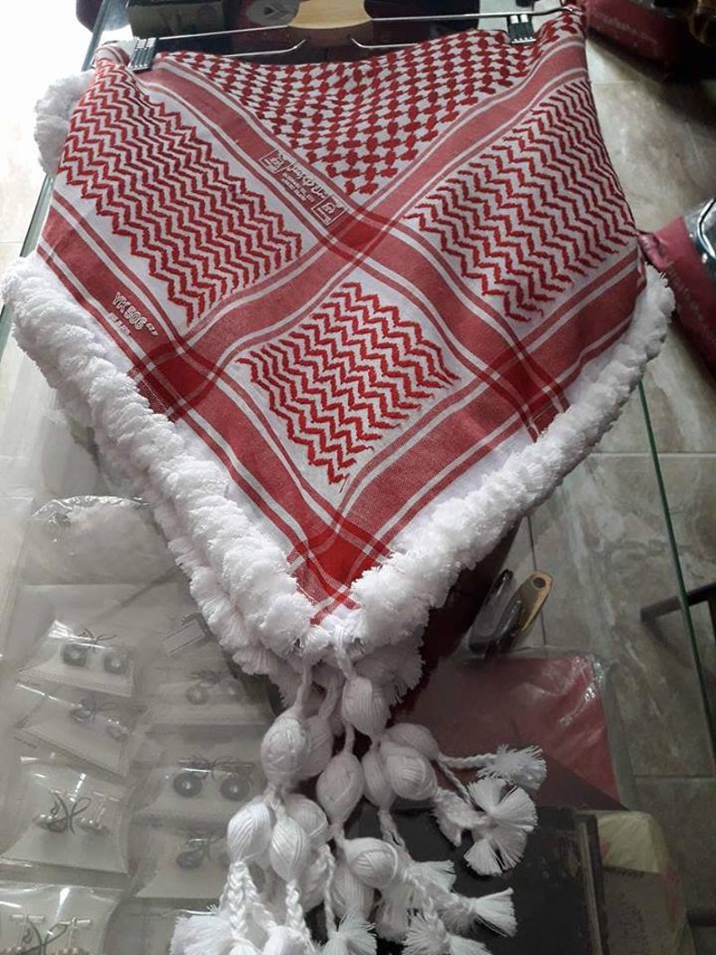 Handmade Jordan Shemagh /arabic Scarf /head Dress/ Ghutra - Etsy