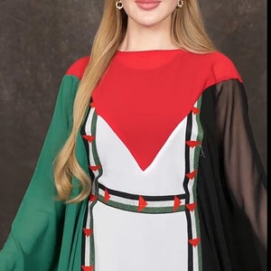 NEW Palestinian Traditional Arabic Dress Exclusive Design and Style - Etsy