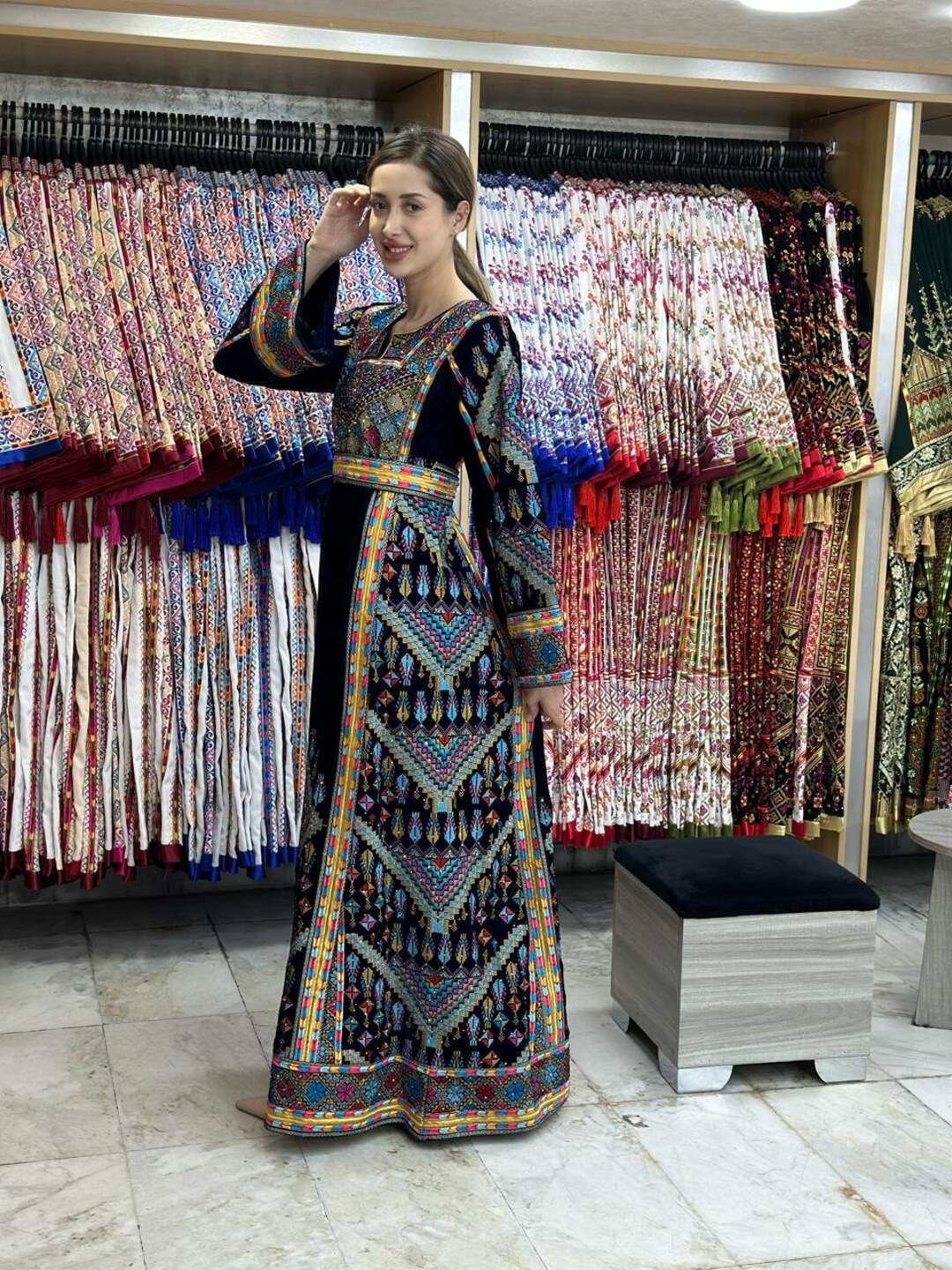 Velvet / One Piece Gown/dress Made of High Quality Non Transparent ...