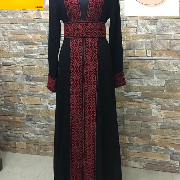 Traditional Jordanian Dress - Etsy