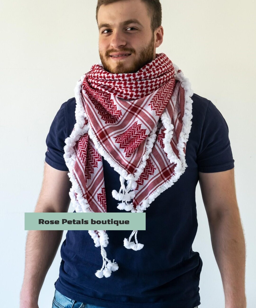 Royal Design Handmade Jordan Shemagh /arabic Scarf /head Dress/ Ghutra ...