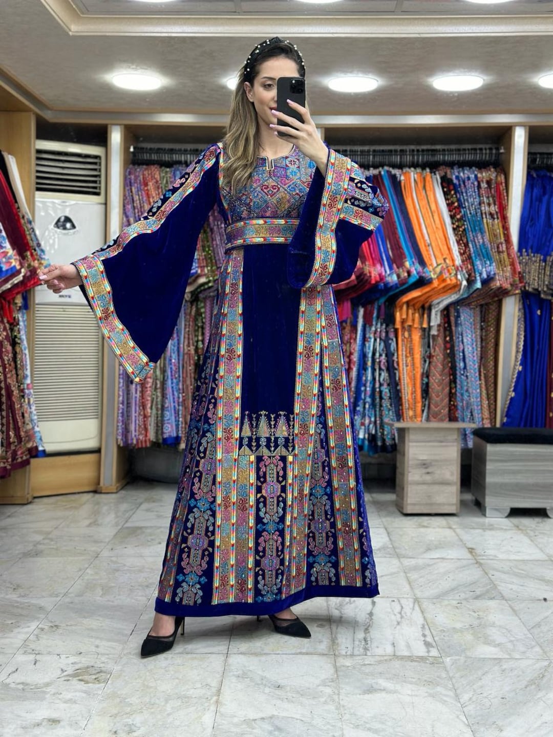 Velvet / One Piece Gown/dress Made of High Quality Non Transparent ...