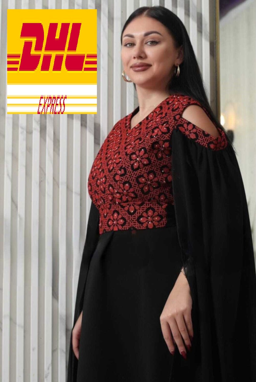 Princess Thobe Embroidered Dress Long Sleeves Kaftan Design and ...