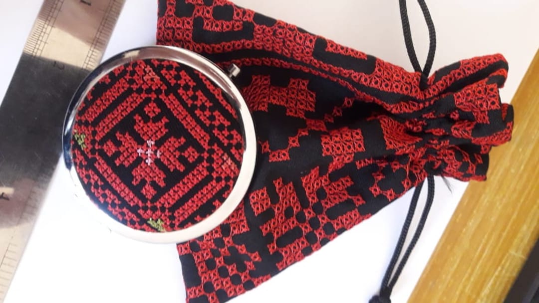 Package of Embroidery Mirror With Red Bags for a Wedding or Special ...