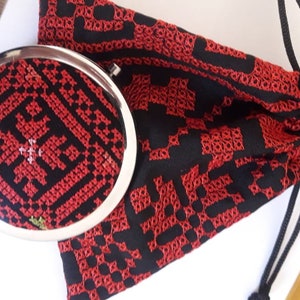 Package of Embroidery Mirror With Red Bags for a Wedding or Special ...