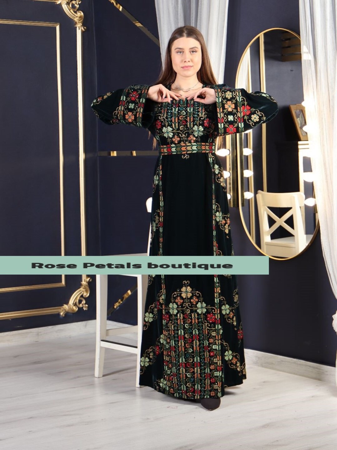 Velvet / One Piece Gown/dress Made of High Quality Non - Etsy