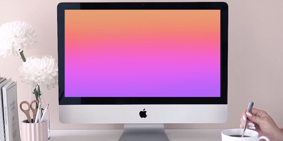 Zoom backgrounds colorful 4 pack to download | Etsy