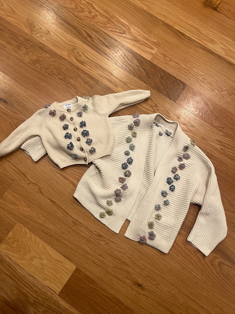 Embroidered Mom and Baby, Mother and Toddler, Kids Sweater. Can Be ...