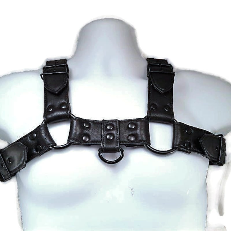 Leather Bondage Harness - Etsy