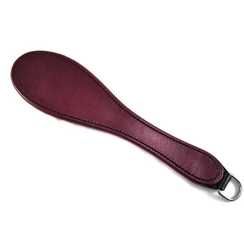 Leather Spanking Paddle BDSM Paddle OTK Paddle Over the Knee - Etsy