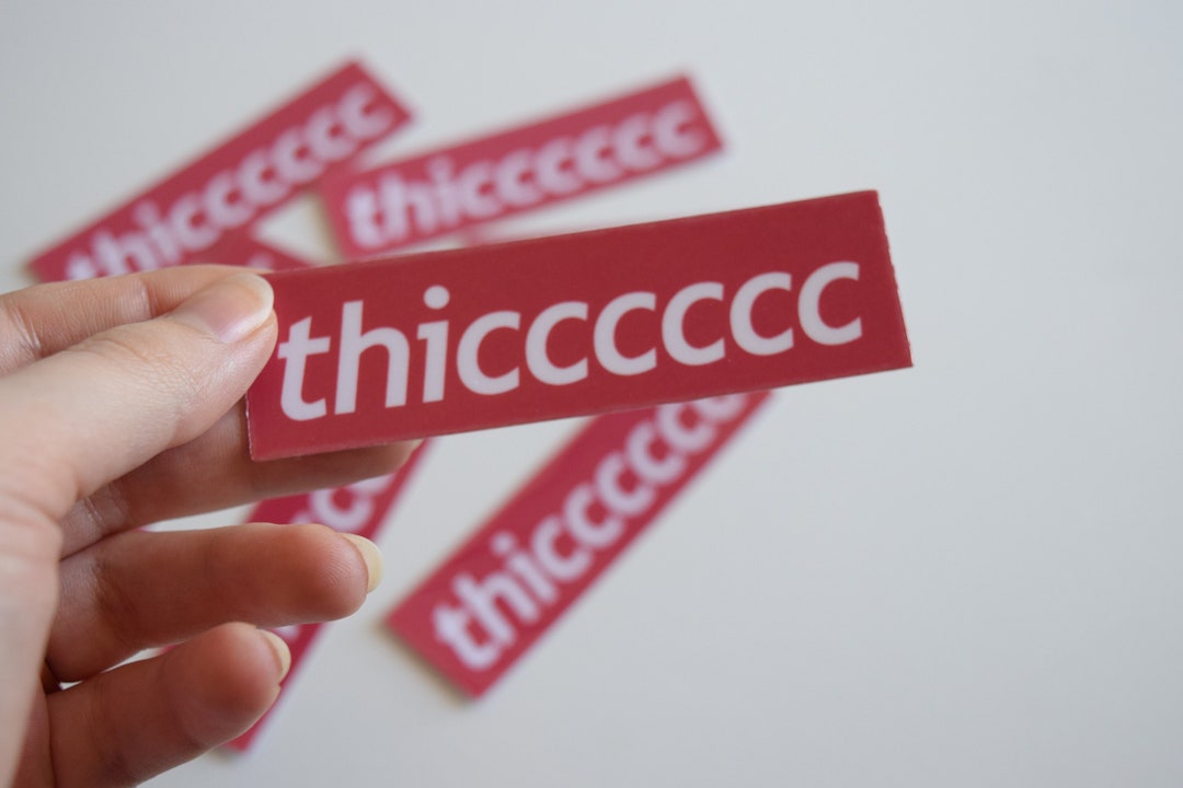 THICC Sticker, Meme Sticker, Meme Stickers, Thicc Meme Sticker - Etsy
