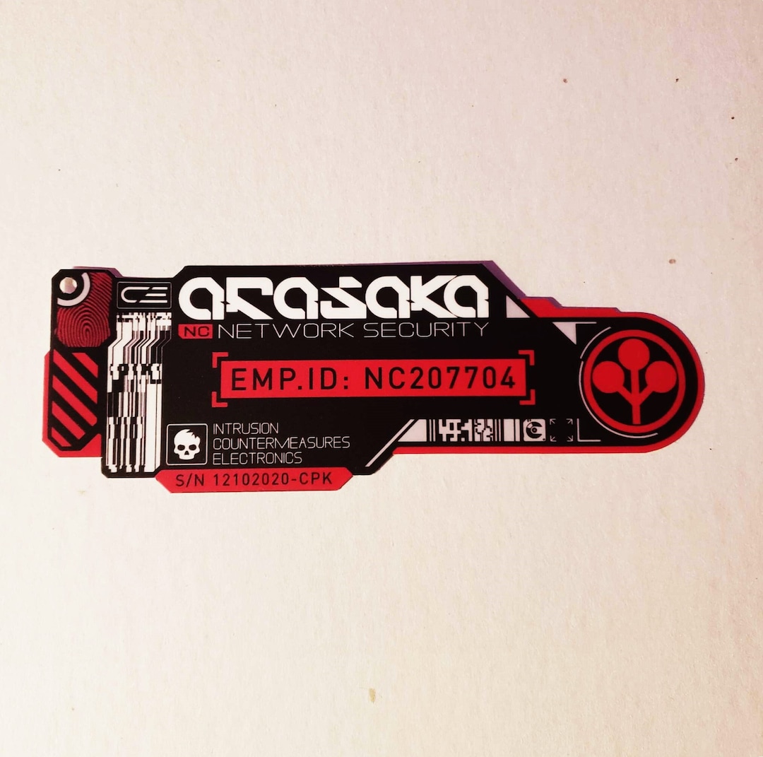 Cyberpunk Sticker, Cyberpunk, Arasaka Sticker, Arasaka, Cyberpunk 2077 ...