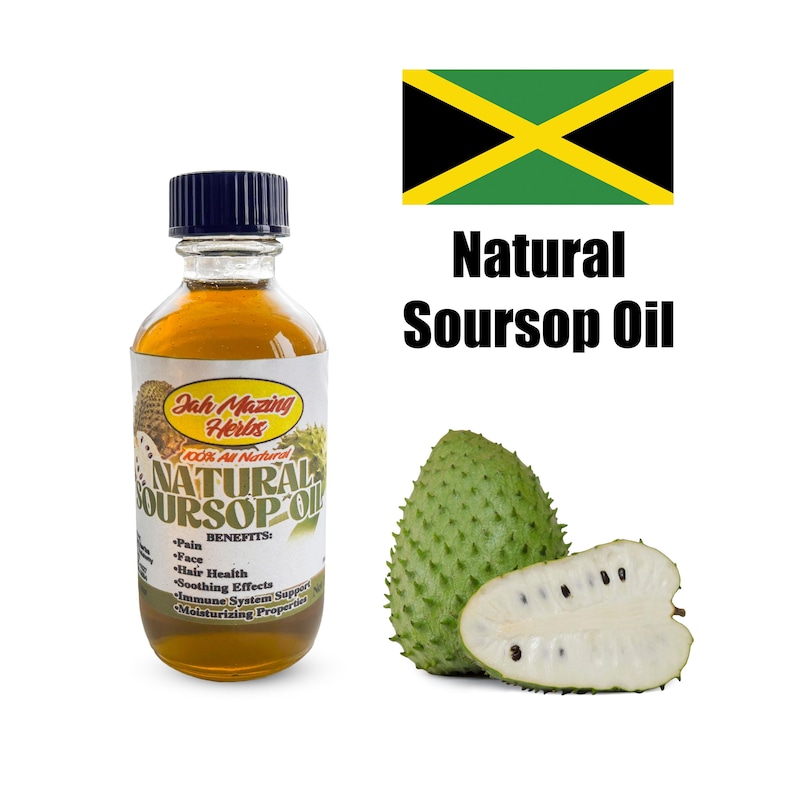Jamaican Soursop Graviola Guanabana Oil (organic, Undiluted, Unrefined ...