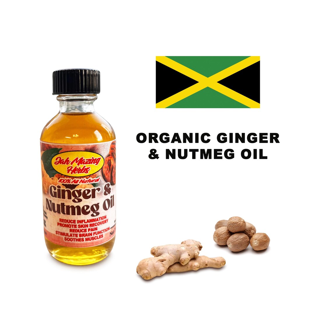 Ginger and Nutmeg Organic Oil 100% Pure Natural Therapeutic Grade ...
