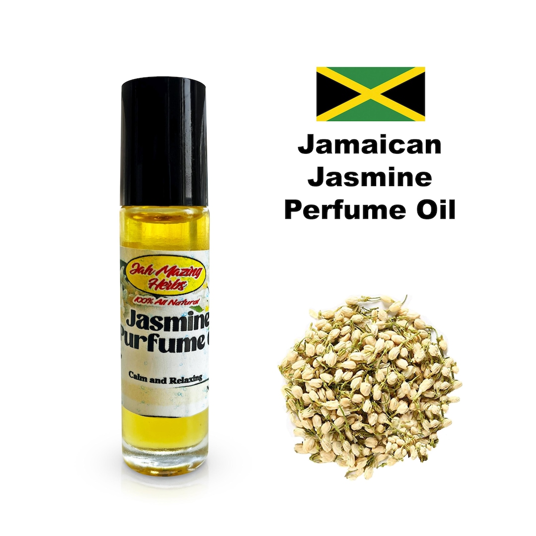 Jasmine Perfume Oil in Roll on Bottle, 100% Pure Jasmine Essential Oil ...