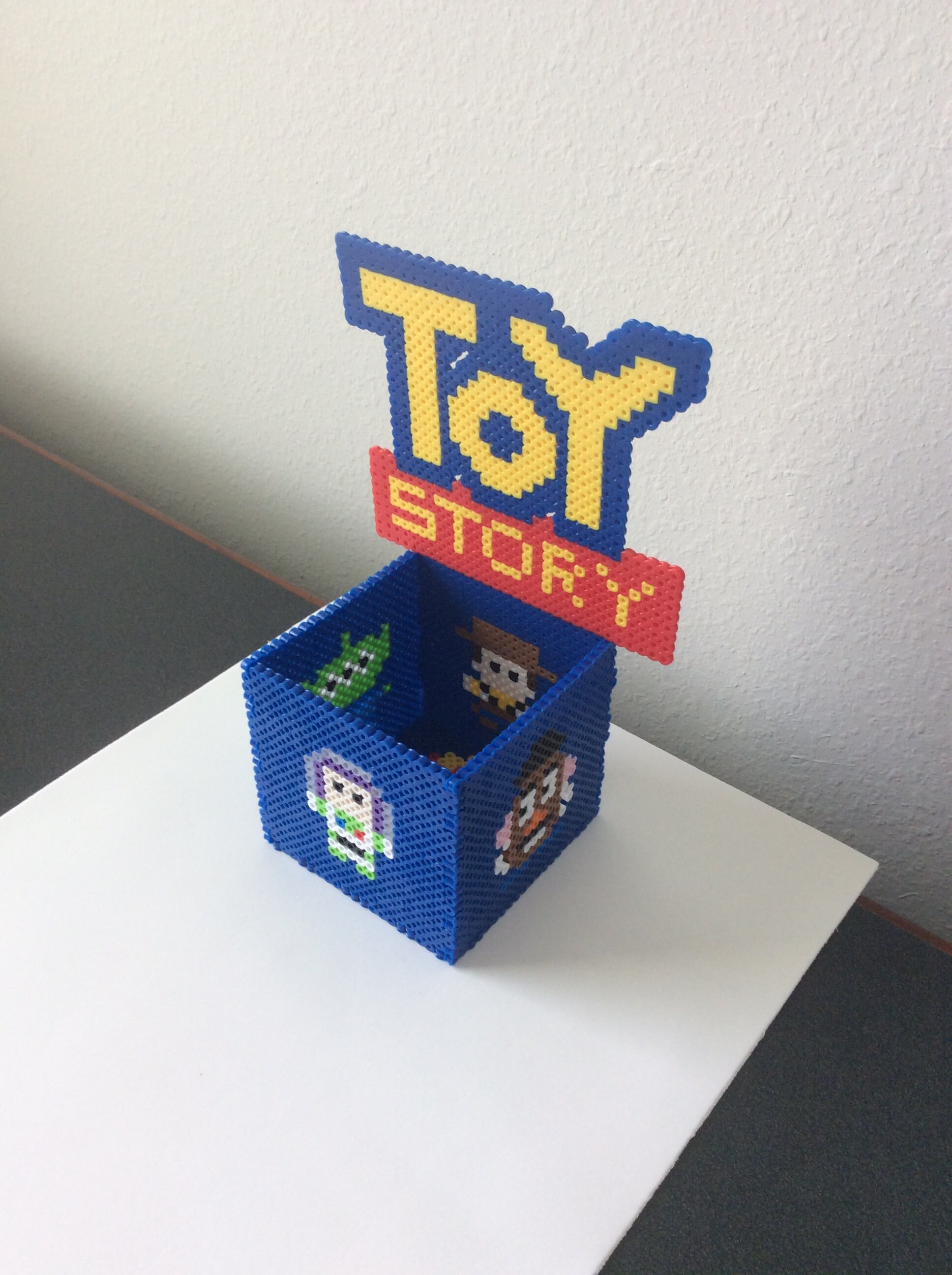 Rex Toy Story Perler Bead Disney Perler Bead Art Melty Bead Designs ...