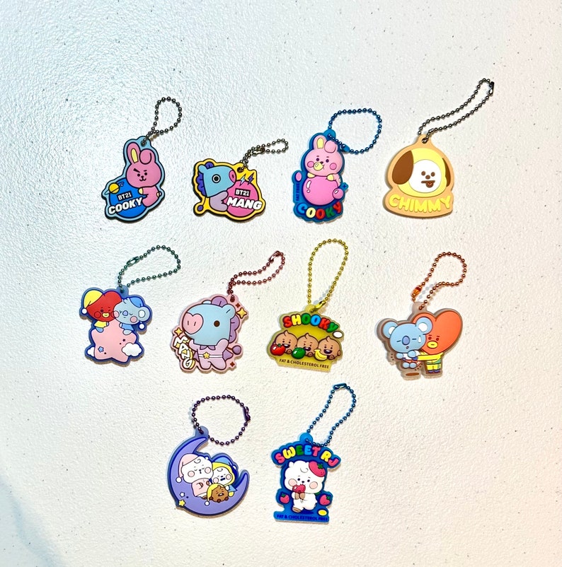 BT21 Assorted Keychains - Etsy