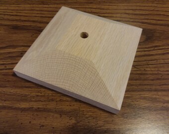 Square Wood Lamp | Etsy