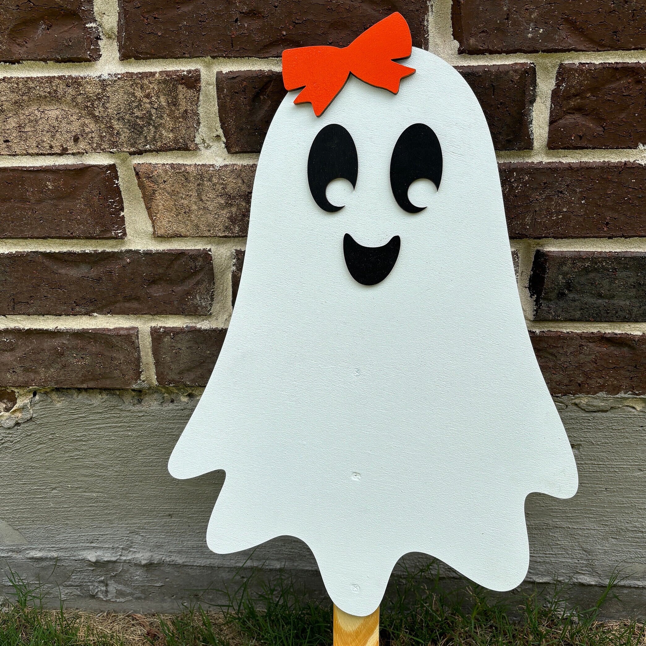 Ghost Trick or Treat and Boo Halloween Fall Yard Art Set - Etsy