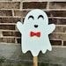 Ghost Trick or Treat and Boo Halloween Fall Yard Art Set - Etsy
