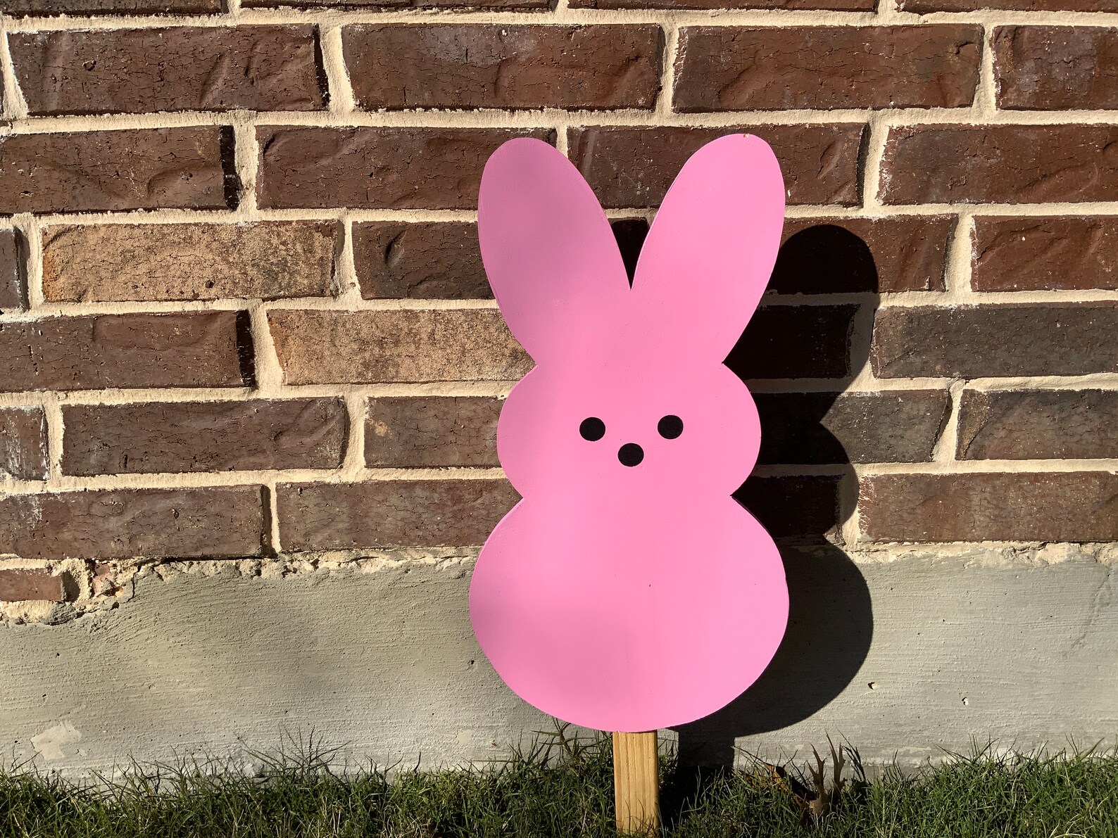 Hand-painted Spring Bunny Peeps Yard Stakes: Easter Garden Decor, 4 ...
