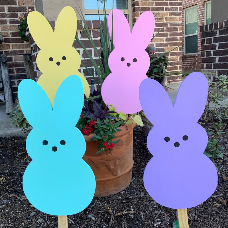 Hand Painted Easter Yard - Etsy
