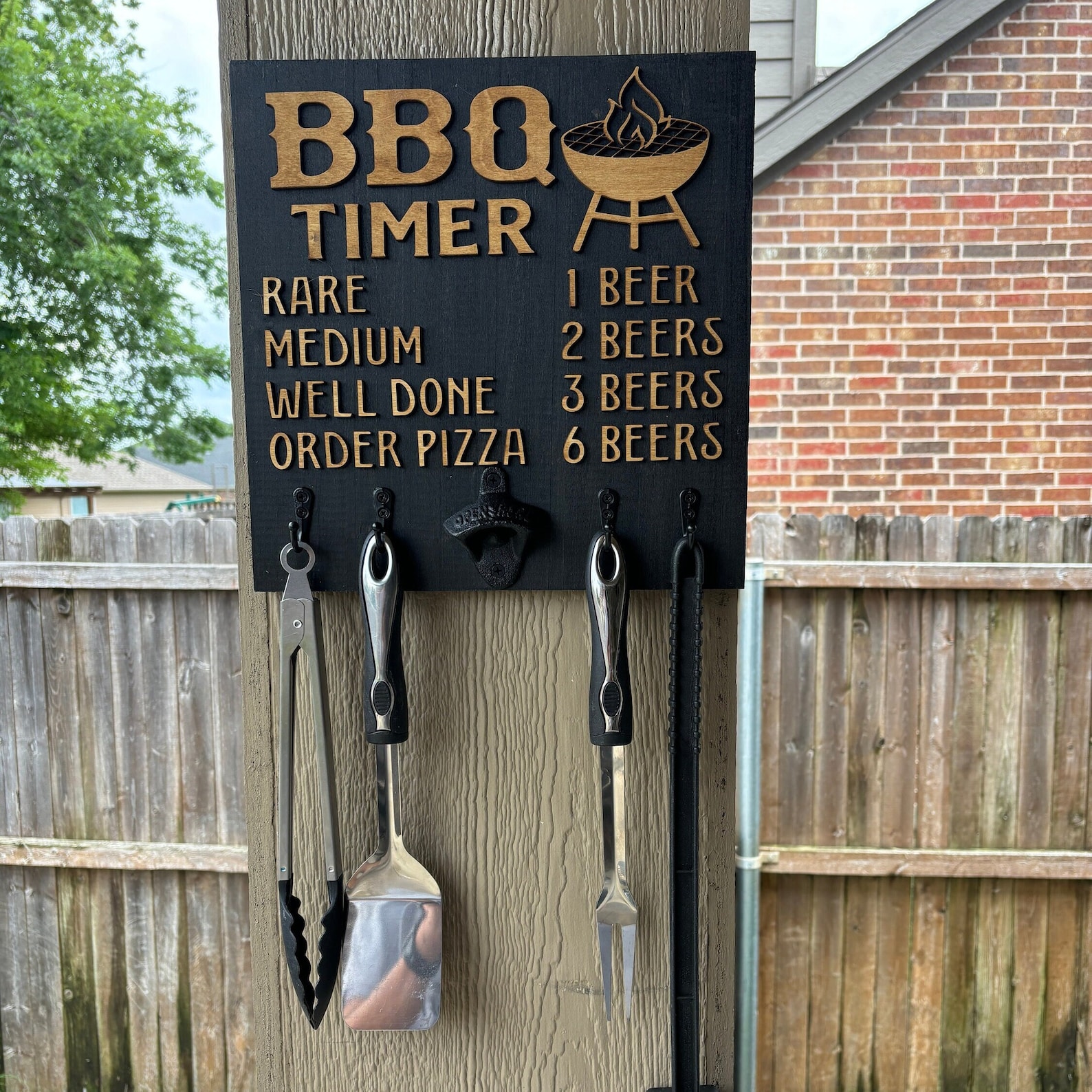 BBQ and Grill Tool Display Organizers 4 Designs - Etsy