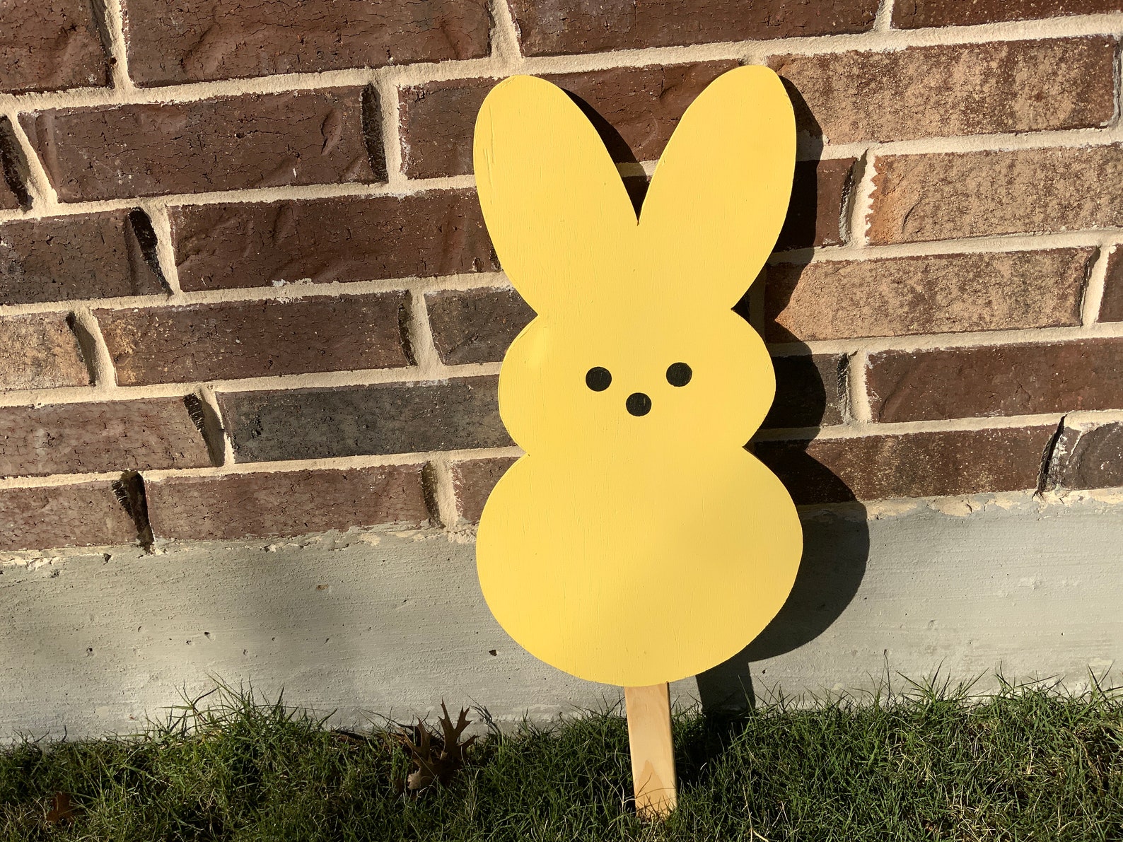 Hand-painted Spring Bunny Peeps Yard Stakes: Easter Garden Decor, 4 ...