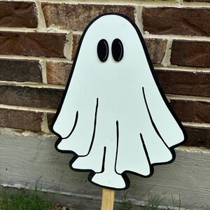 Ghost Trick or Treat and Boo Halloween Fall Yard Art Set - Etsy