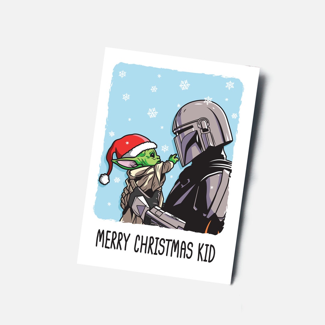 Merry Christmas Kid Holiday Card - Etsy